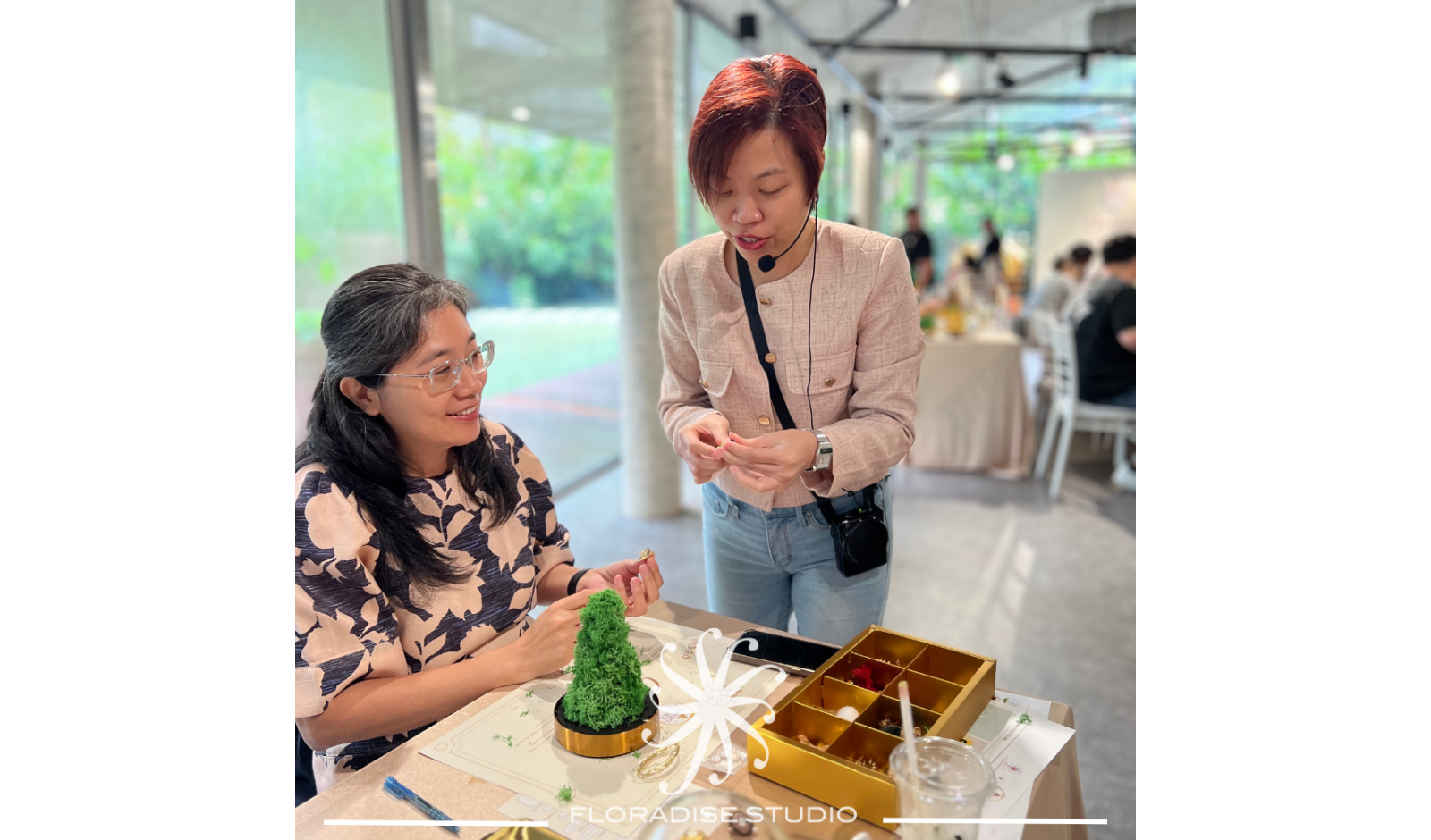 Christmas Tree Dome Corporate Workshop | Floradise Studio