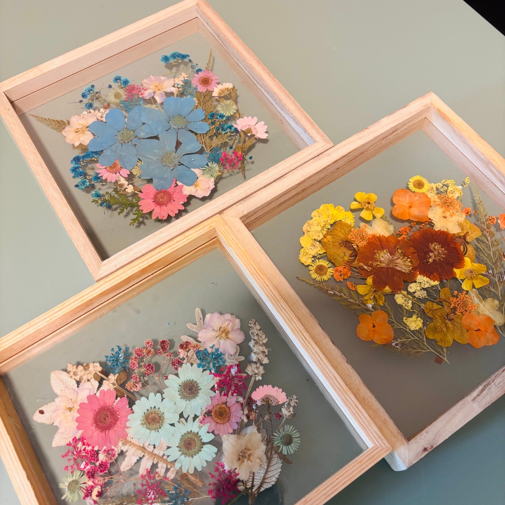 Pressed Flower Frame Workshop in Singapore | Floradise Studio